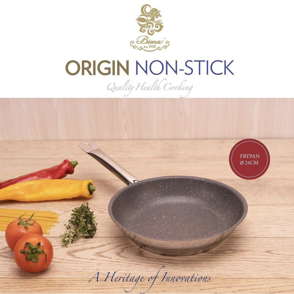 Jual Bima Origin Non-Stick Frying Pan 20cm Stoneforce Coating ...