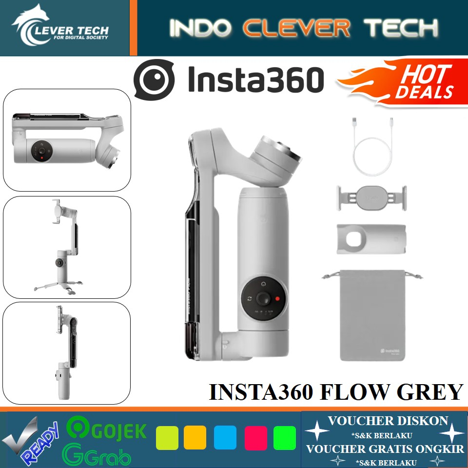 Jual Insta360 Flow AI Auto Tracking Gimbal Stabilizer / Insta 360 Flow | Shopee Indonesia