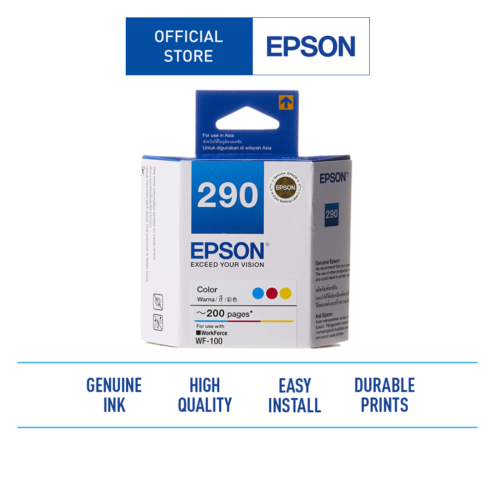 Jual Tinta Epson T2900 Tri-colour Ink Cartridge (Wf-100) (C13T290090 ...