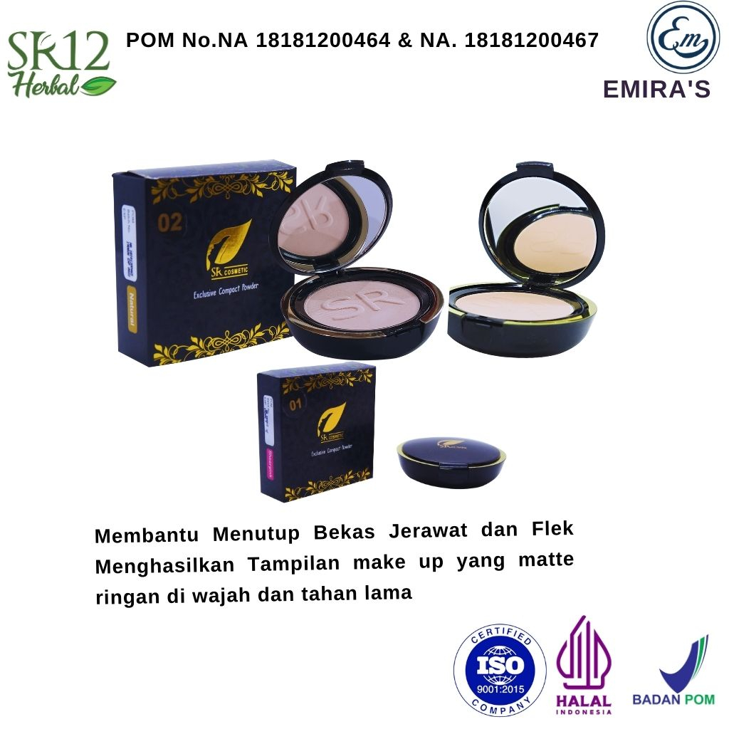 Jual SR12 BEDAK COMPACT POWDER SR12 / EXCLUSIVE COMPACT POWDER SR12 ...