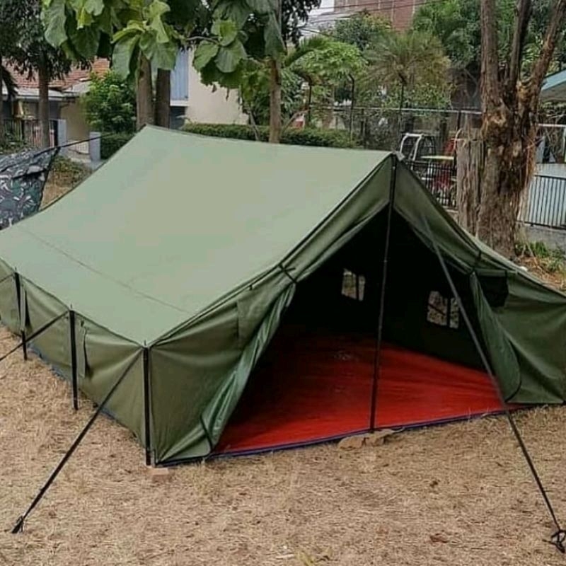 Jual Tenda pramuka 3x4 + alas terpal | Shopee Indonesia