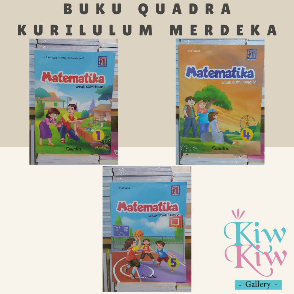 Jual Buku Matematika Kelas 1, 2, 3, 4, 5, 6 SD/MI Kurikulum Merdeka - Quadra | Shopee Indonesia