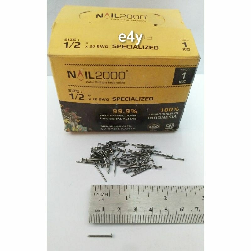 Jual (1 kg) Paku sepatu paku sol paku sofa paku pin paku triplek paku ...