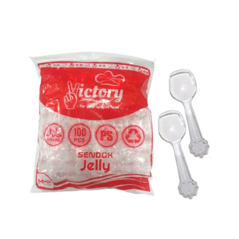Jual Sendok Jelly Bening / Sendok Ice Cream Kecil / Sendok Plastik ...