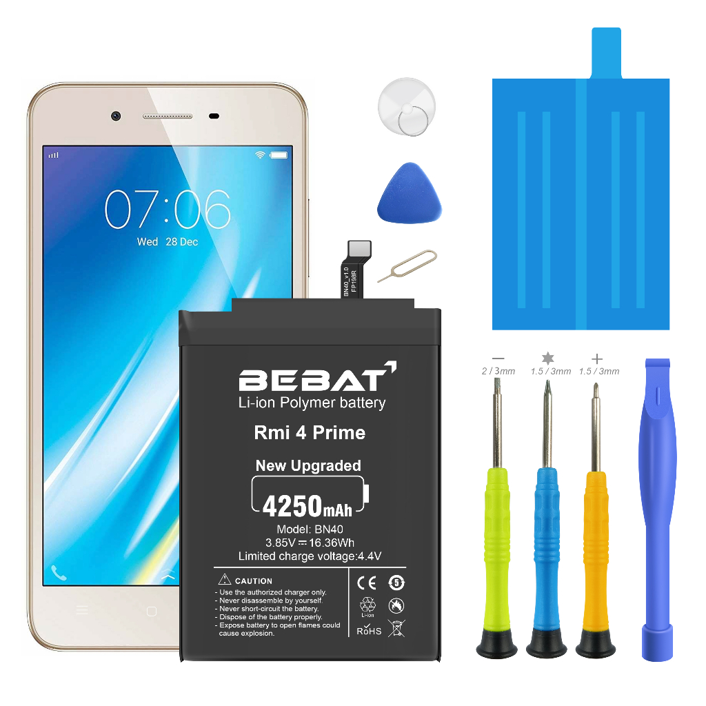 Jual Bebat baterai BN40 Redmi 4 Pro / Redmi 4 Prime Bebat original ...
