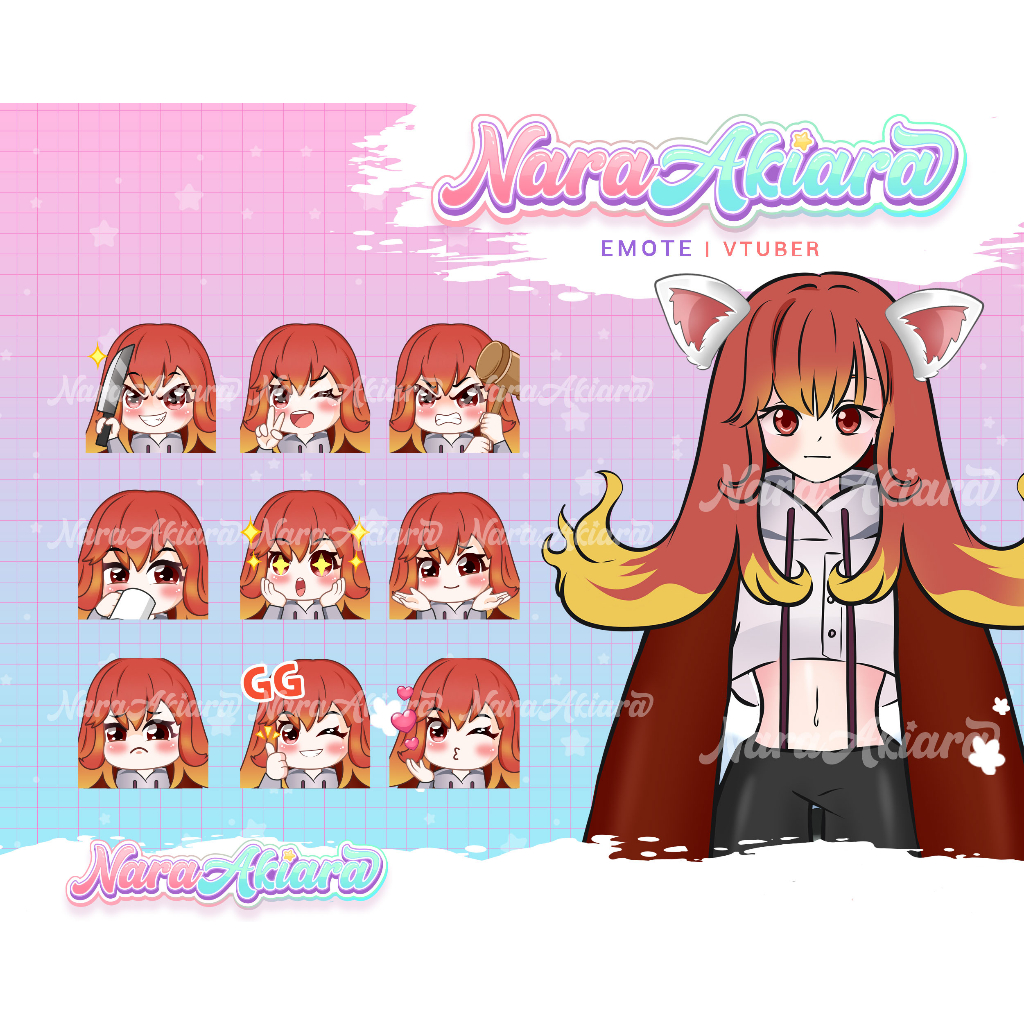 Jual Pilihan Emote Vtuber untuk Memeriahkan Streaming Twitch Anda ...