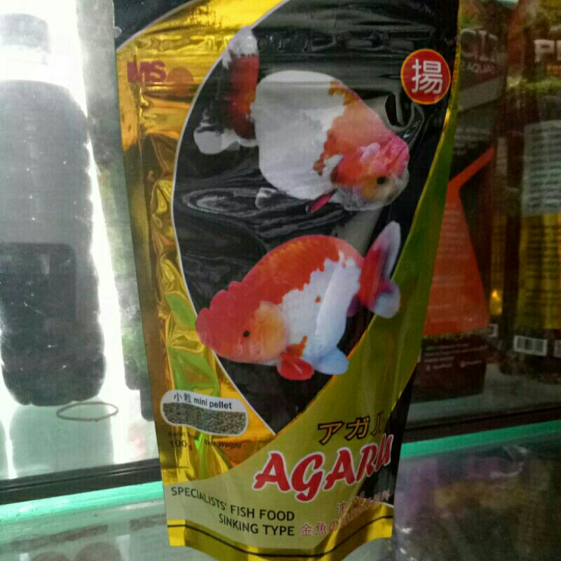 Jual agaru - sinking type - tenggelam - pelet / makanan ikan koki ...