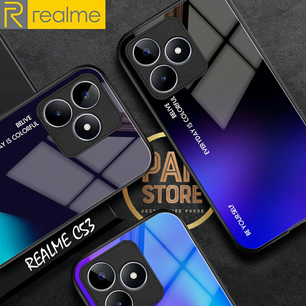 Jual Softcase Glossy Glass Realme C53 Terbaru [SK-58] Casing Handphone ...