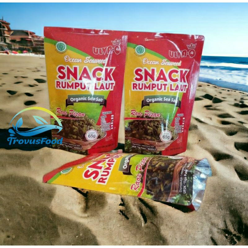 Jual Snack Rumput Laut Renyah Gurih Makanan Ringan Cemilan Oleh-oleh ...