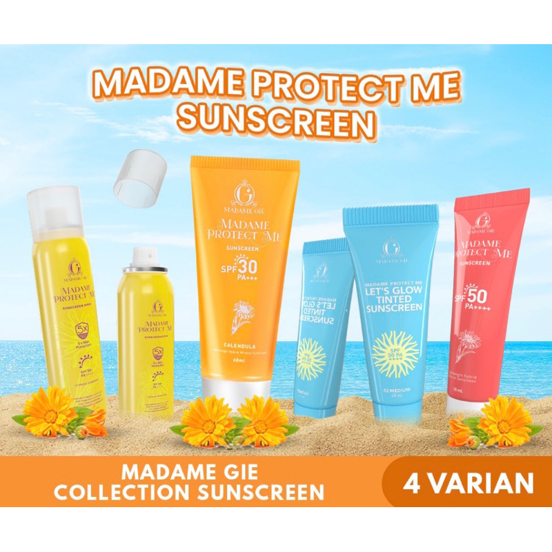 Jual Madame Gie sunscreen Madame Protect Me Sunscreen SPF 30 PA +++ dan ...