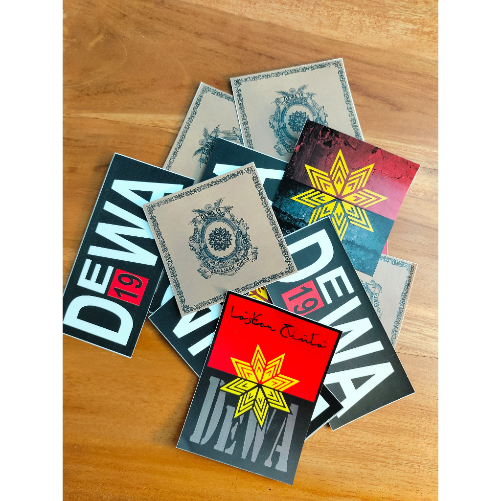 Jual Stiker Dewa 19 Dapat 9pcs | Shopee Indonesia