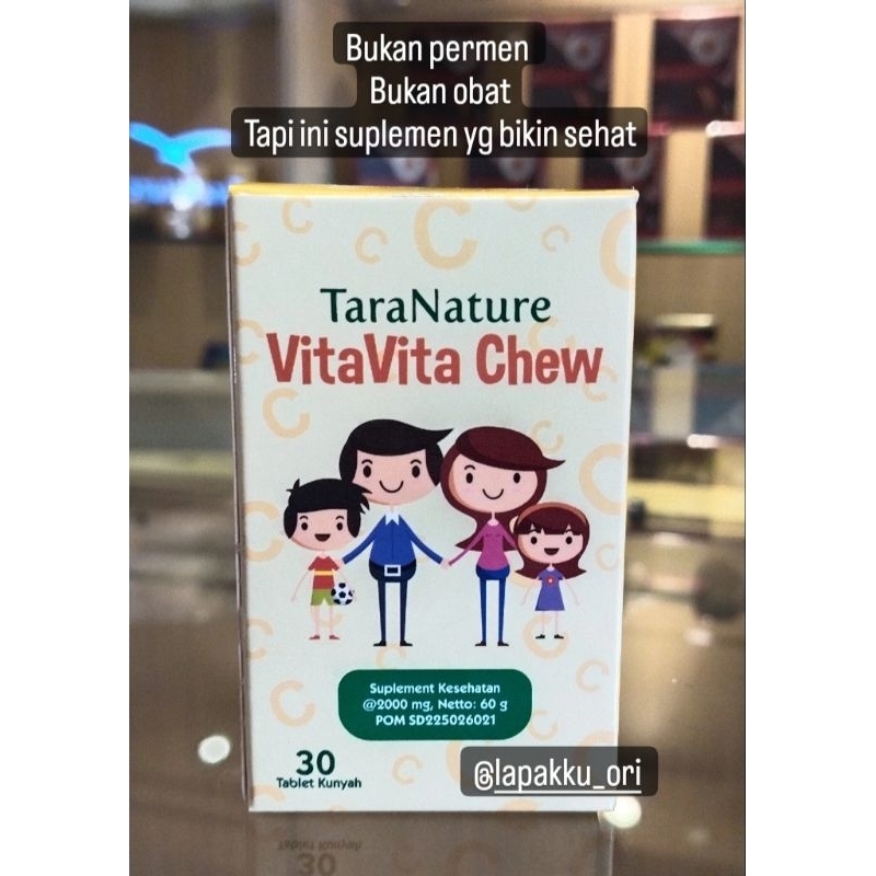 Jual Vita Vita Chew Tara nature/tablet hisap anak | Shopee Indonesia