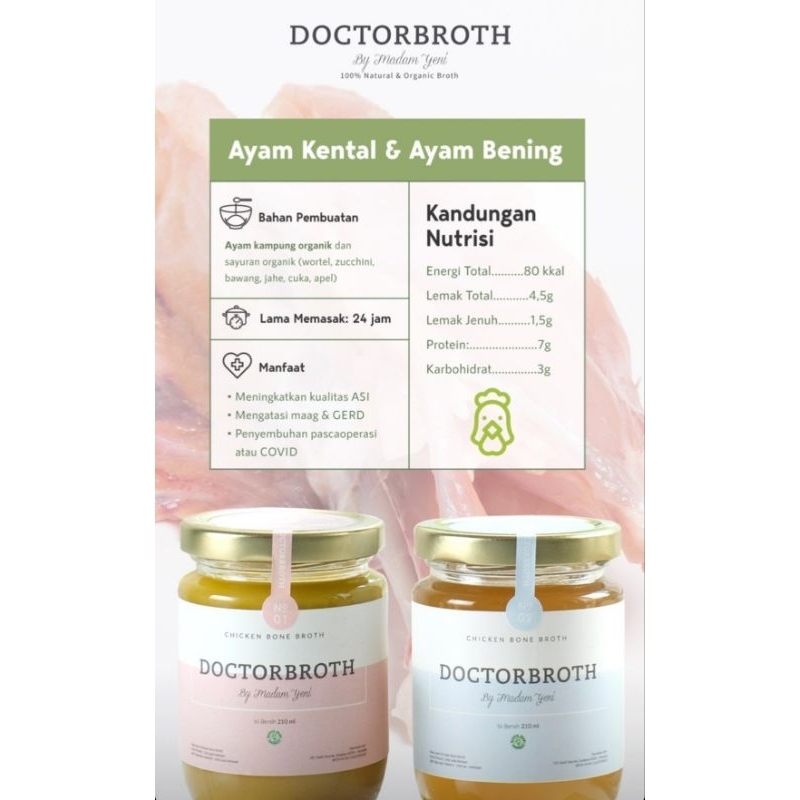 Jual Ready, Chicken Bening bone broth, Doctor Broth Bogor | Shopee ...