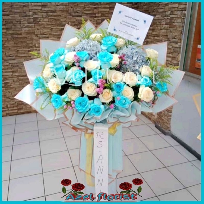 Jual karangan bunga standing flower bunga asli segar | Shopee Indonesia