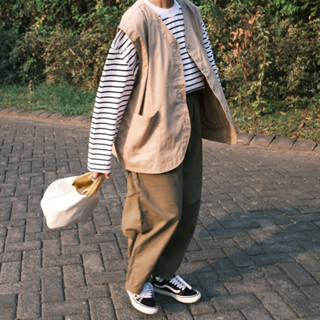 Jual MARIN Cotton Vest Rompi Wanita Katun Boxy Fits | Shopee Indonesia