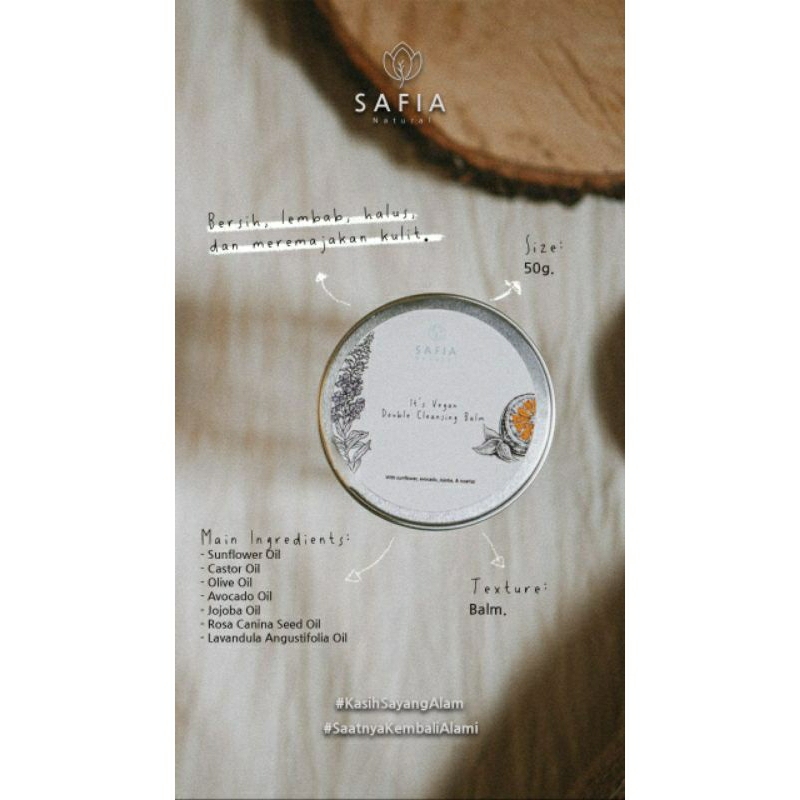 Jual Cleansing Balm Safia | Shopee Indonesia