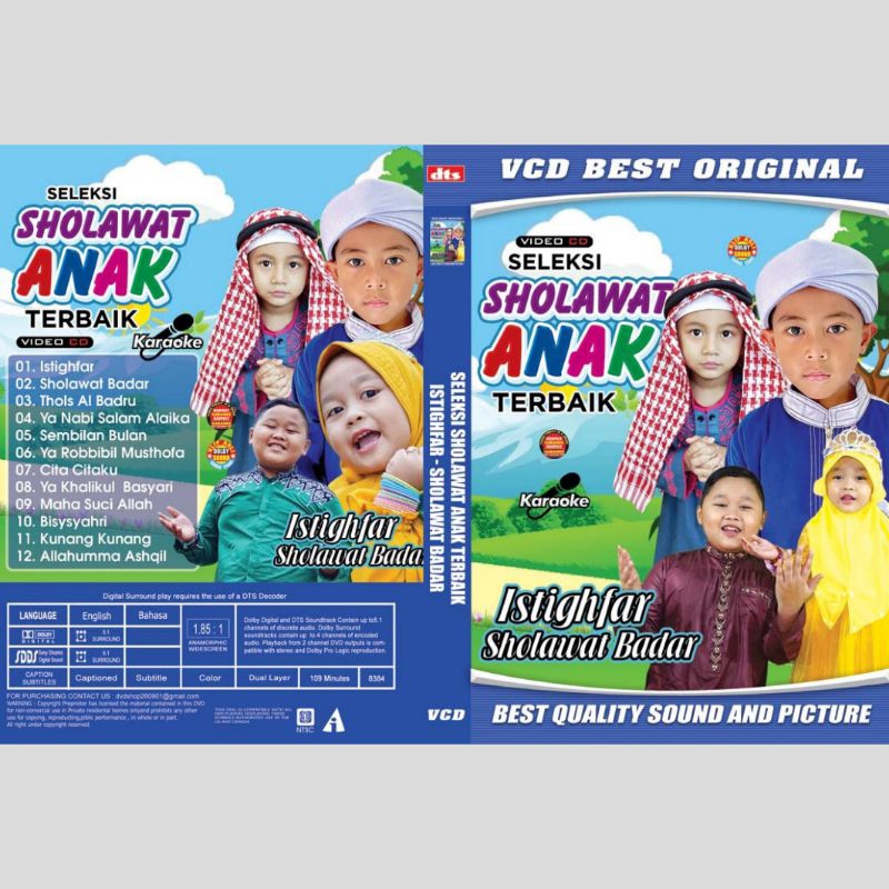 Jual Kaset Video Lagu Sholawat Anak Terbaik Istighfar Sholawat Badar | Shopee Indonesia