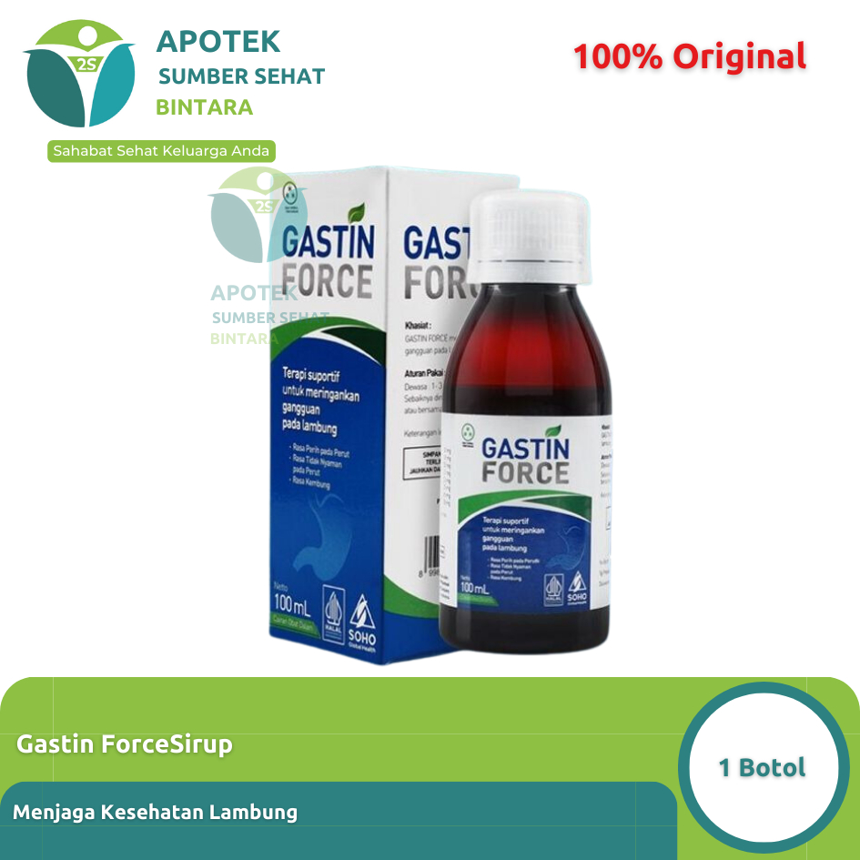 Jual Gastin Force Sirup Obat Lambung | Shopee Indonesia
