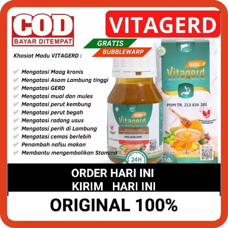 Jual MADU VITAGERD HERBAL OBAT GERD DAN ASAM LAMBUNG ORIGINAL | Shopee ...
