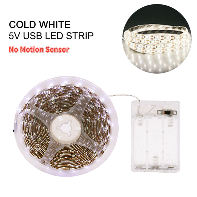 Jual Lampu LED Strip 2835 Sensor Gerak Wireless Tenaga Baterai 5V Lampu ...