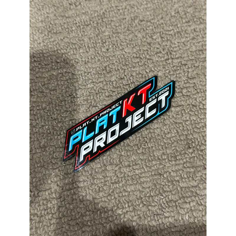 Jual STIKER PLAT KT PROJECT | Shopee Indonesia