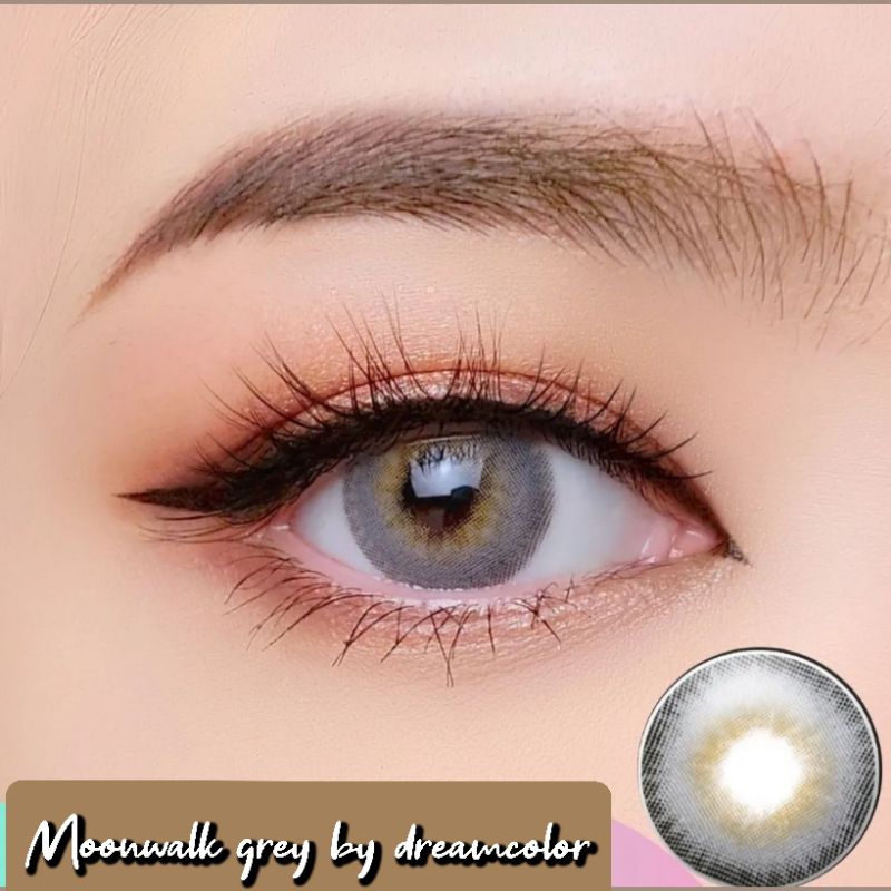 Jual Softlens Moonwalk Grey Original By Dream Color | Shopee Indonesia