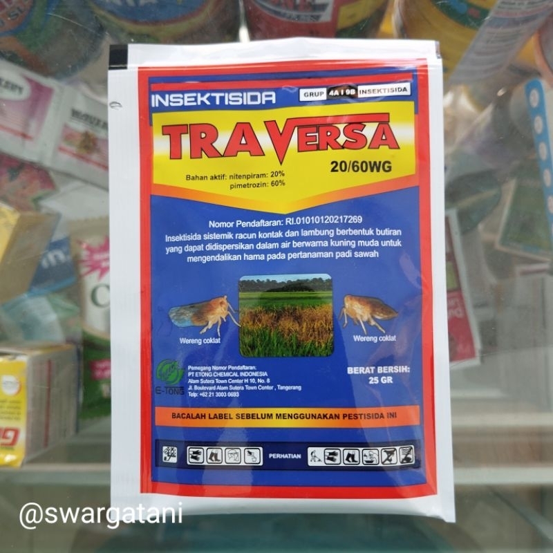 Jual INSEKTISIDA WERENG TRAVERSA 20/60 WG | Shopee Indonesia