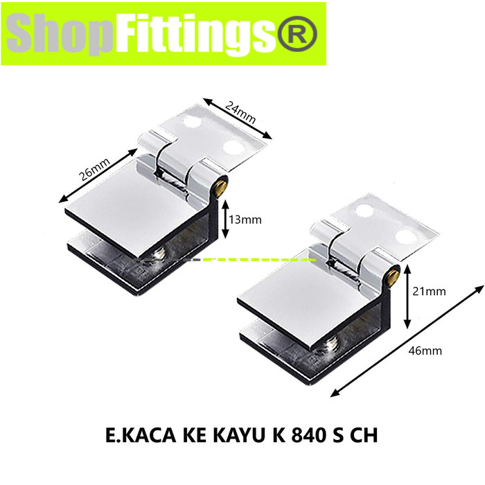 Jual Engsel Kaca Klip Jepit Lemari Display Etalase Frame Less Cabinet ...