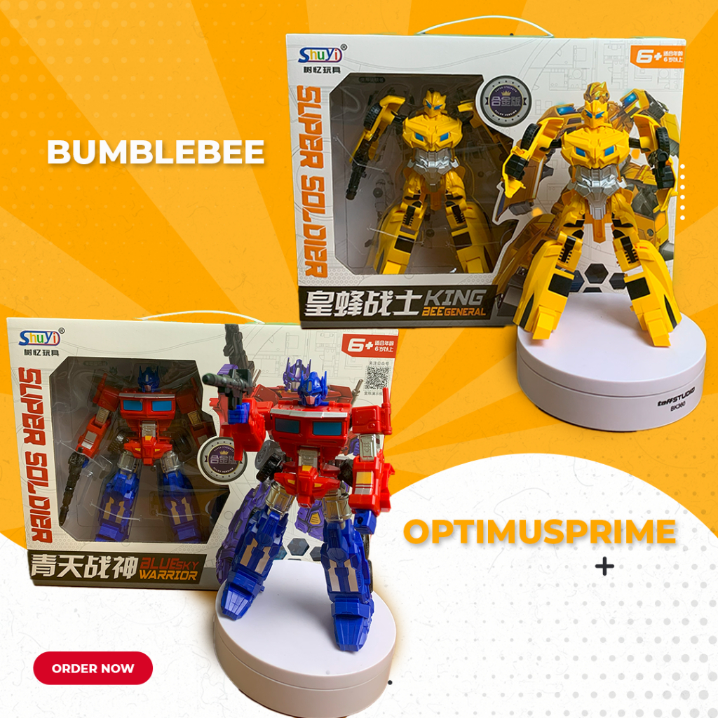 Jual Robot TRANSFORMERS - Optimus Prime & Bumblebee Z0102 Mainan Anak ...