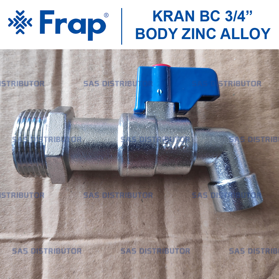 Jual Kran BC 3/4" inch Frap / Keran BC 3/4"/ Kran Besi Tembok 0,75 / Kran Air 3/4" / Bibcock ...