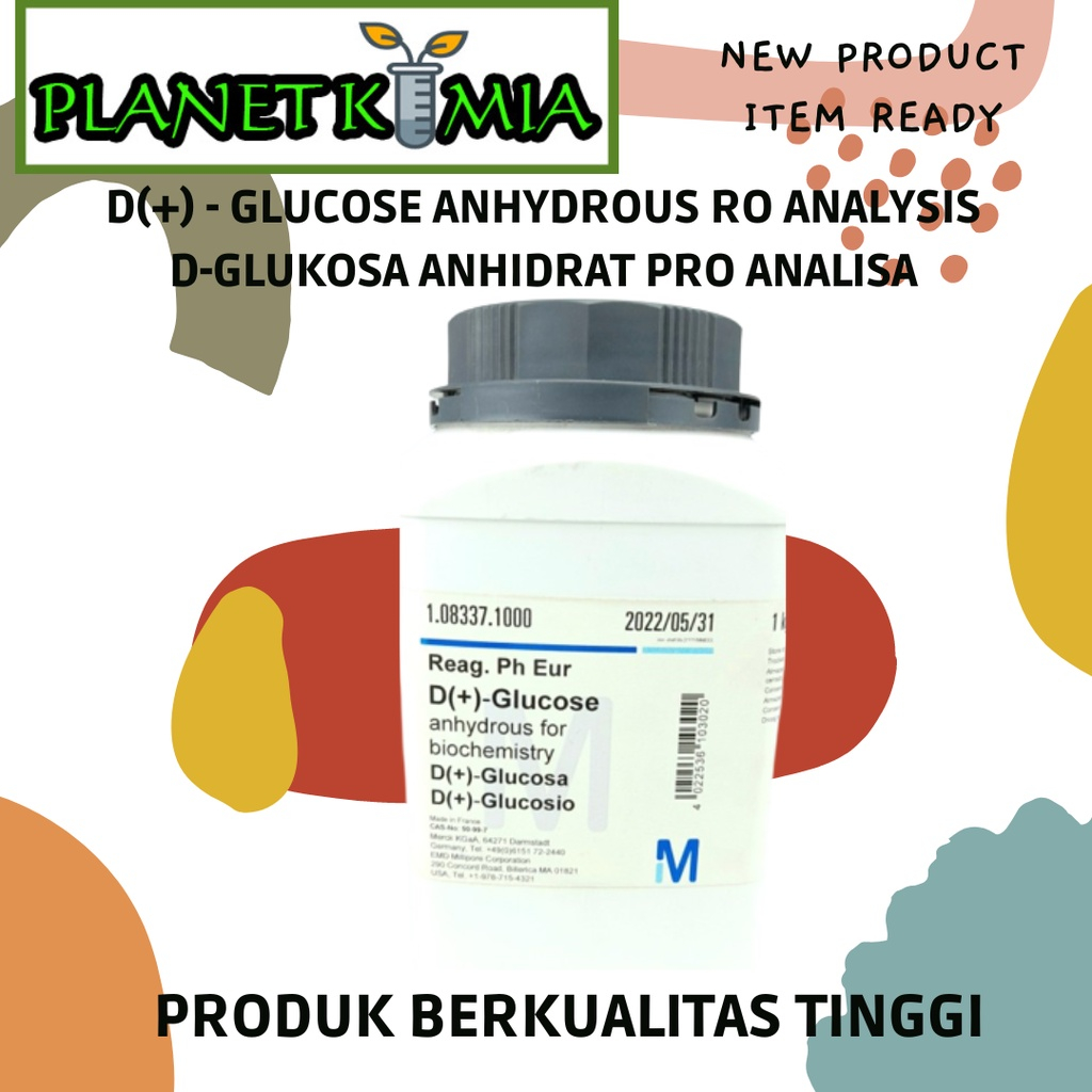 Jual D - Glucose Anhydrous / D - Glukosa Anhidrat Pro Analisa Merck 5 ...