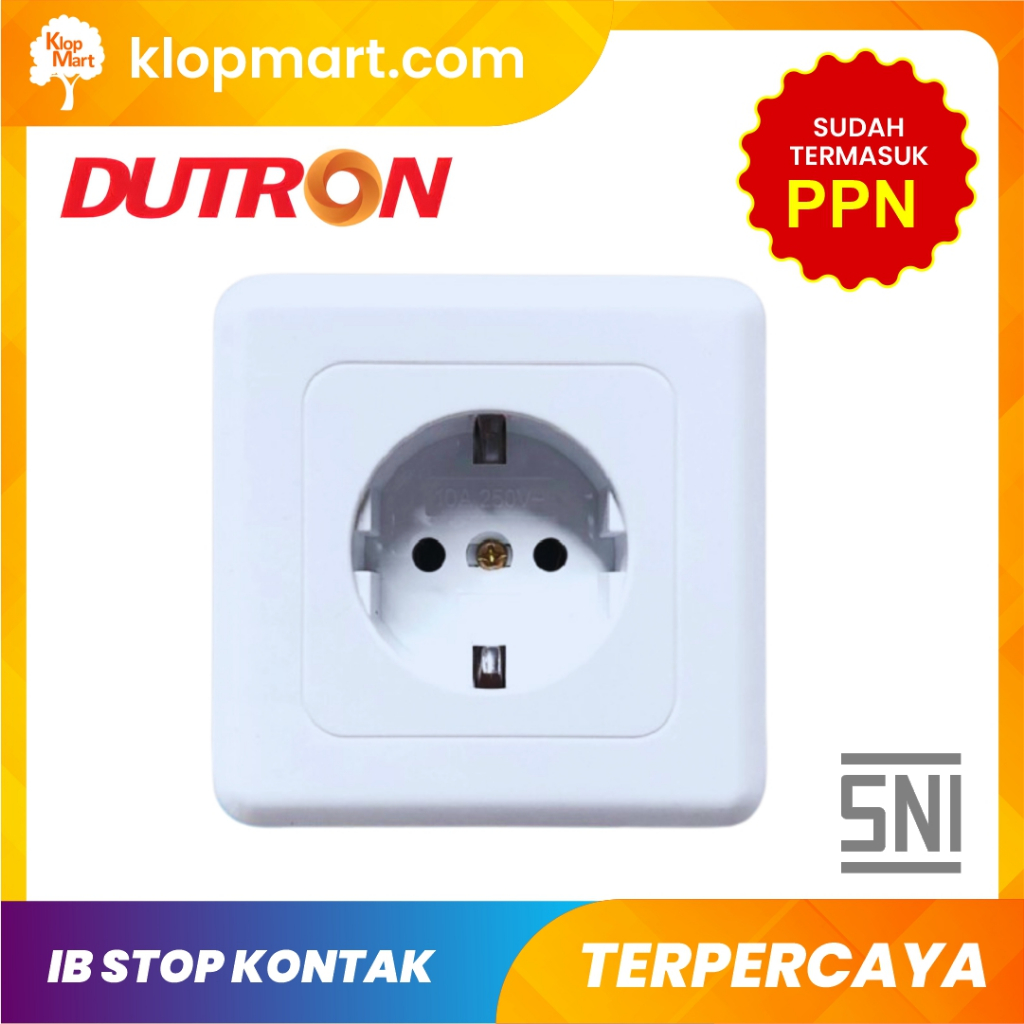 Jual IB Stop Kontak / Stop Kontak Tanam Dinding DUTRON DV-ISK-01 ...