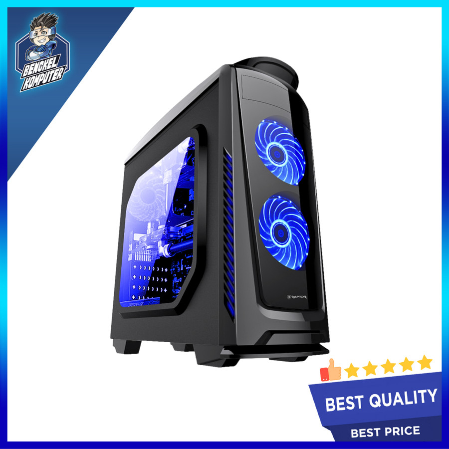 Jual CASING PC POWER UP RAPTOR STRIKE 1802 BLACK INCLUDE 2 FAN | Shopee ...