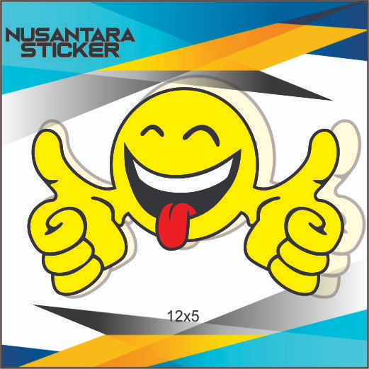 Jual stiker smile jempol | Shopee Indonesia