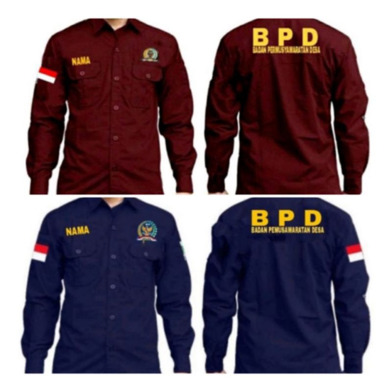 Jual KEMEJA BPD || SERAGAM BPD || BAJU BPD || BADAN PEMUSYAWARATAN DESA ...