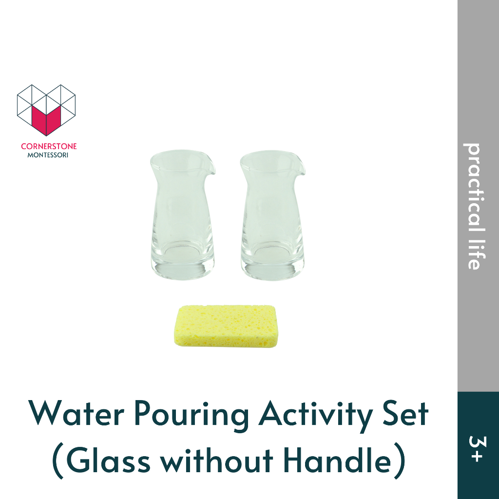 Jual Cornerstone Montessori Water Pouring without Handle - montessori ...