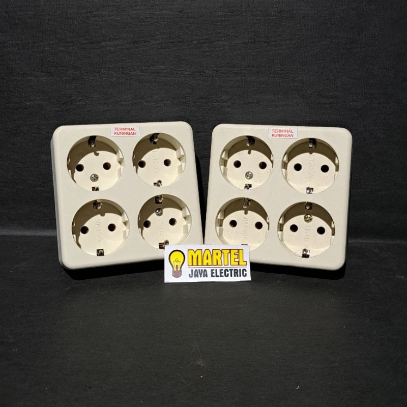Jual Stop kontak uticon arde 4 lubang ST-148 S | Shopee Indonesia