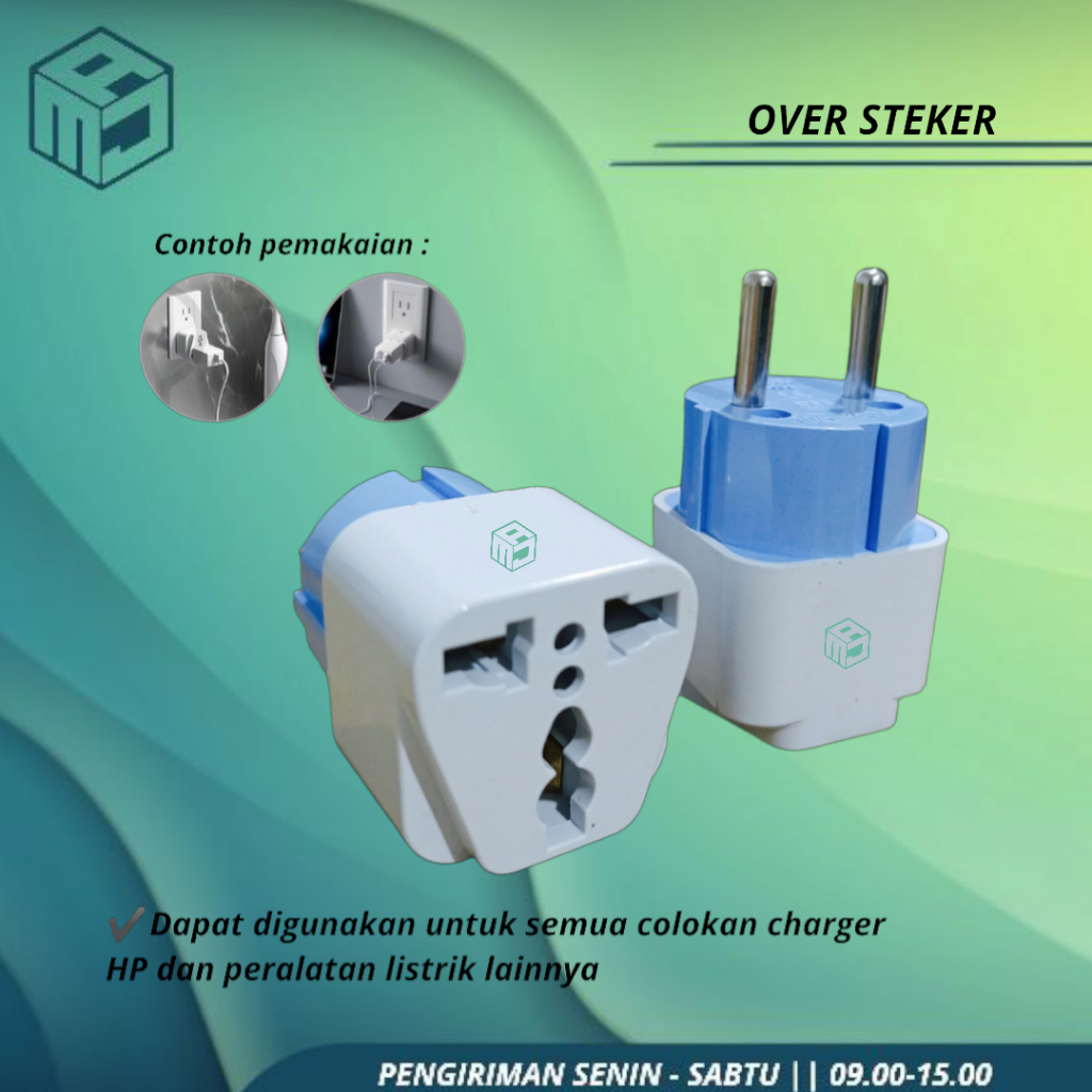 Jual Over Steker Adaptor Travel Kaki 3 ke2 Travel Adaptor Colokan ...