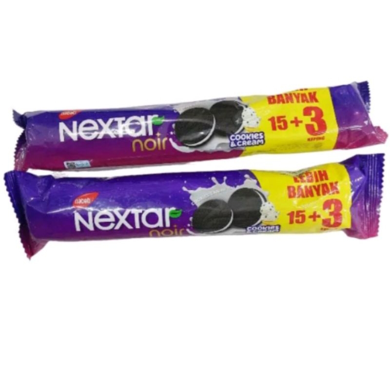 Jual Nextar Noir Biskuit Cream vanila 144g | Shopee Indonesia