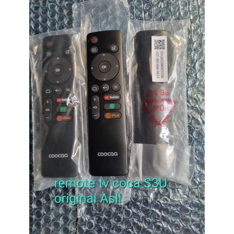 Jual REMOTE TV COOCAA S3U REMOTE COCA S3U REMOTE TV COCA S3U 100% ...