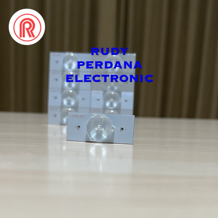 Jual LAMPU LED TV BACKLIGHT BACK LIGHT UNIVERSAL 3V 3 VOLT | Shopee ...