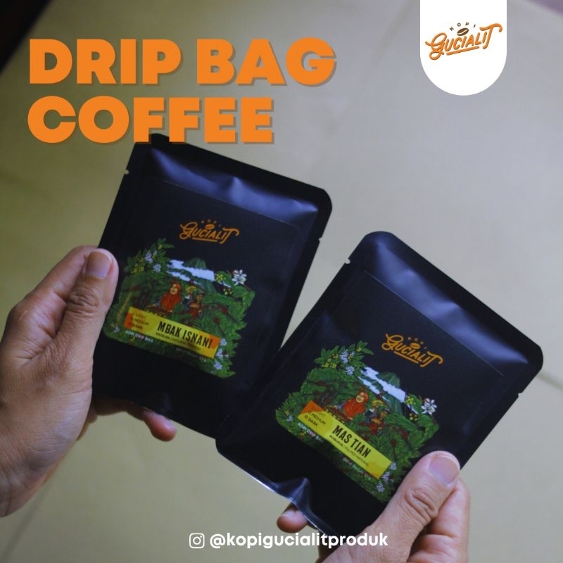 Jual Kopi Drip Bag 10 gram Robusta Excelsa Peaberry Arabika | Shopee ...