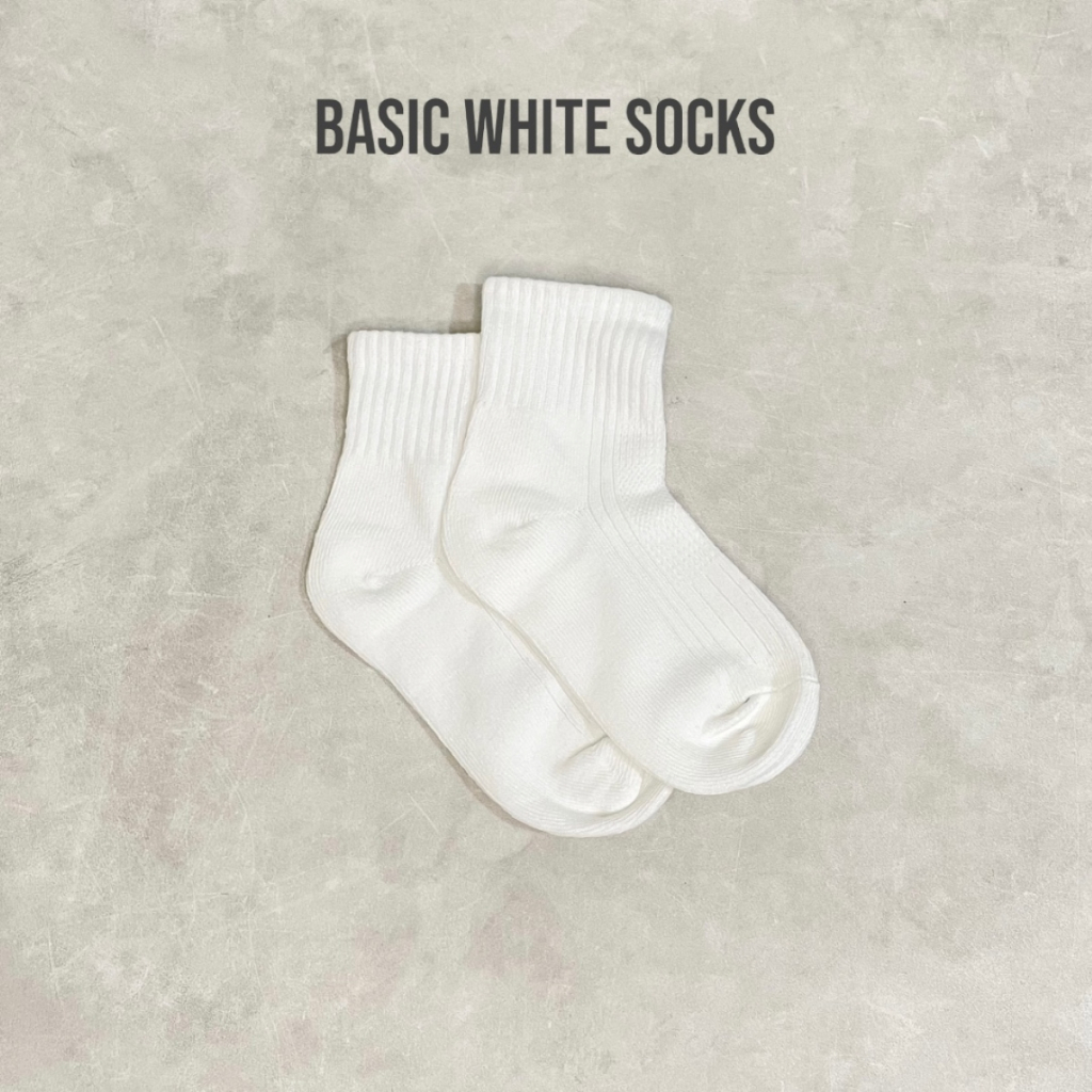 Jual Kidoremi Kids Basic White Socks - Kaos Kaki Polos Kaos Kaki Putih Kaos Kaki Sekolah Anak TK ...