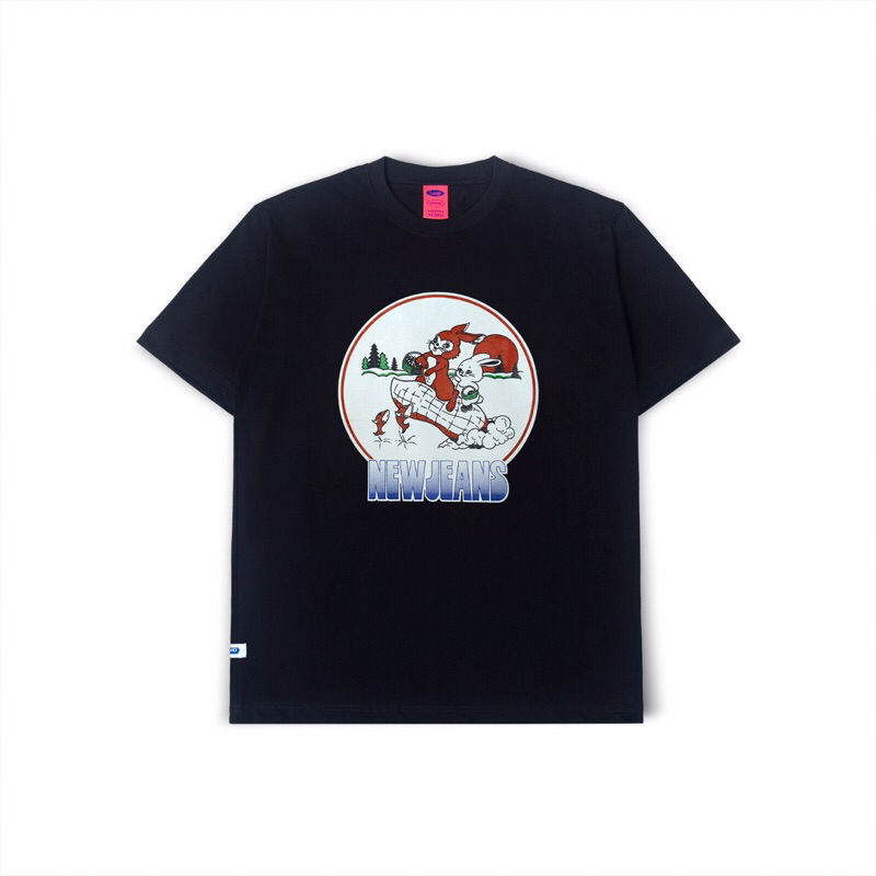 Jual Kamengski - Dua Kelinci Black Short Tee | Shopee Indonesia