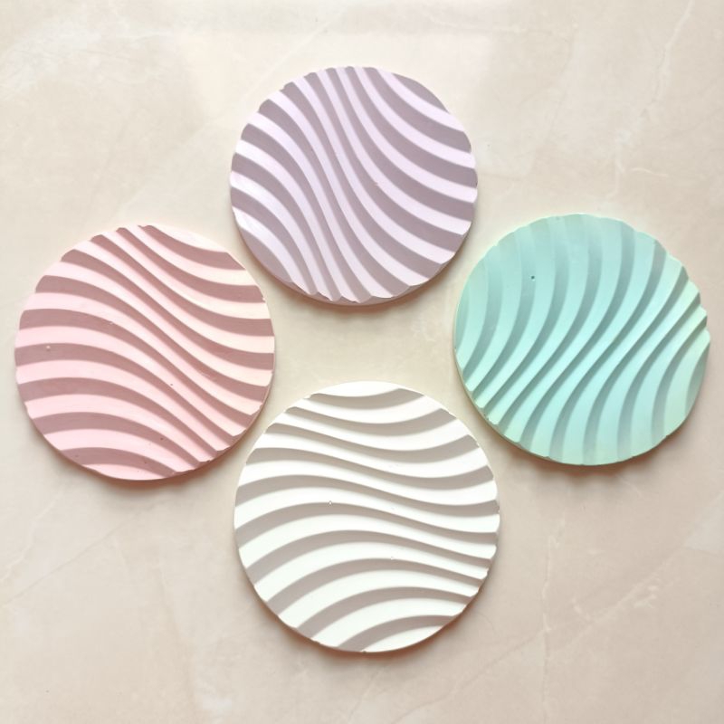 Jual Coaster Texture Bulat Gradasi / Props Foto / Tatakan Aksesoris ...