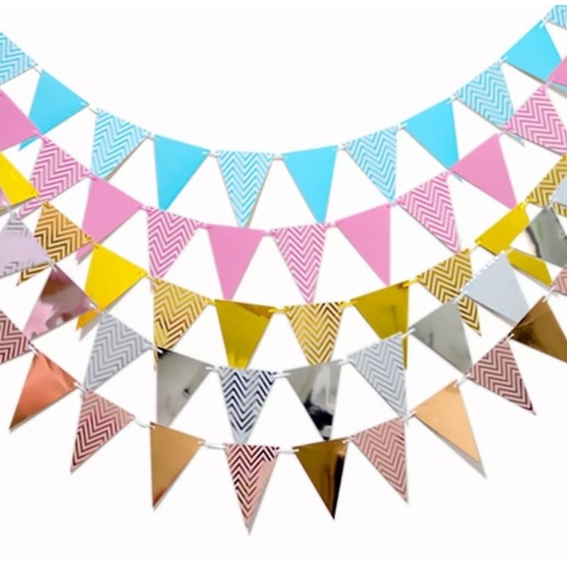 Jual Flag segitiga kertas hiasan ulang tahun banner segitiga bunting ...