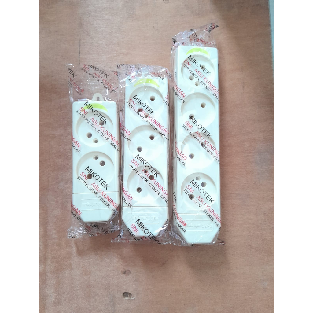 Jual Stop kontak GEPENG TANPA KABEL TERMURAH Mikotek / Stop Kontak ...