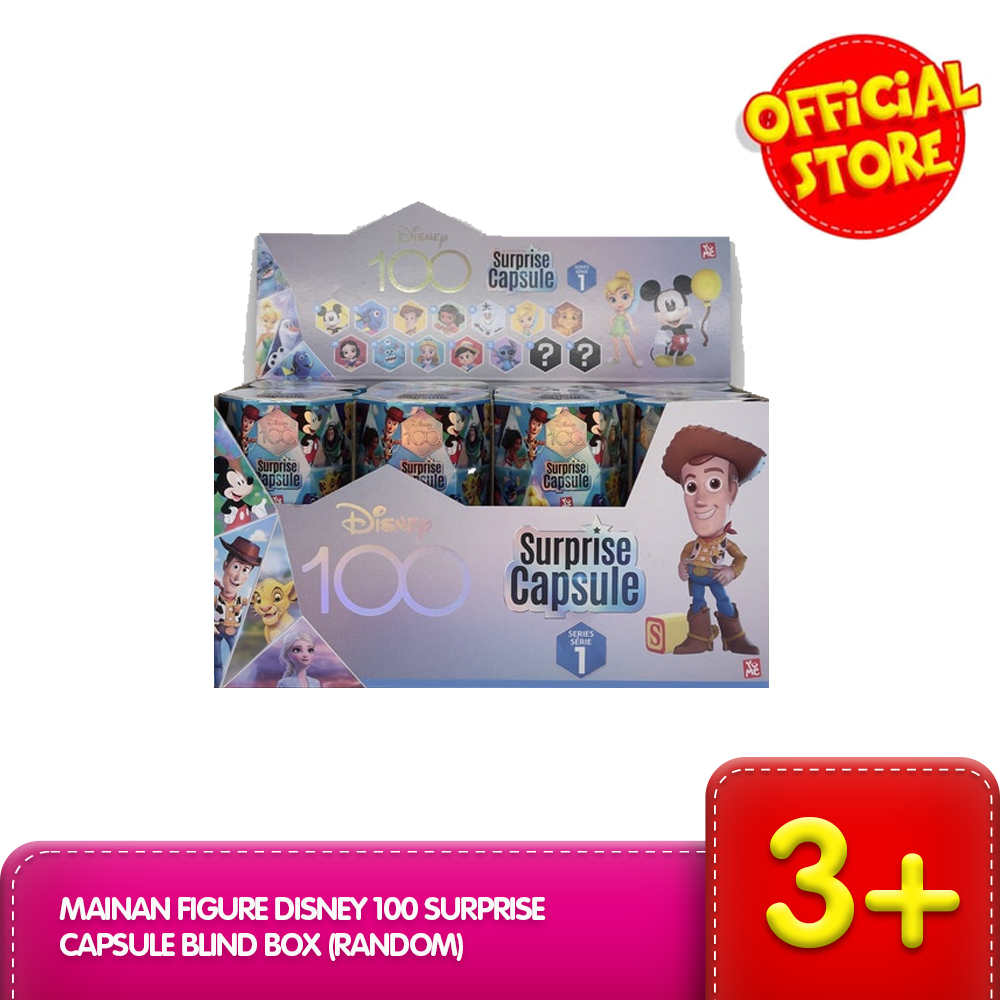 Jual Mainan figure Disney 100 Surprise Capsule Blind Box (Random ...