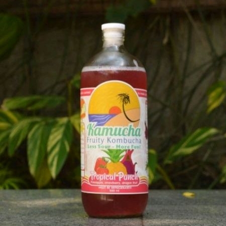 Jual Kamucha Kombucha - Tropical Punch - Nanas, Naga & Strawberry ...