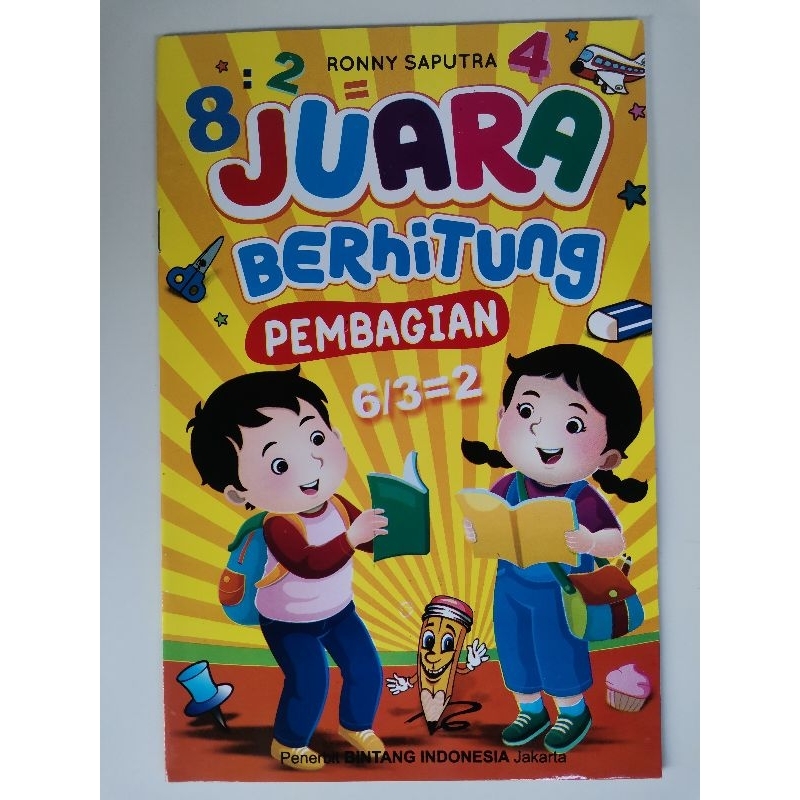 Jual Buku Tk Juara Berhitung / Perkalian / Pembagian / Pengurangan ...